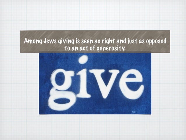 Tzedakah, Jewish Giving | PPT