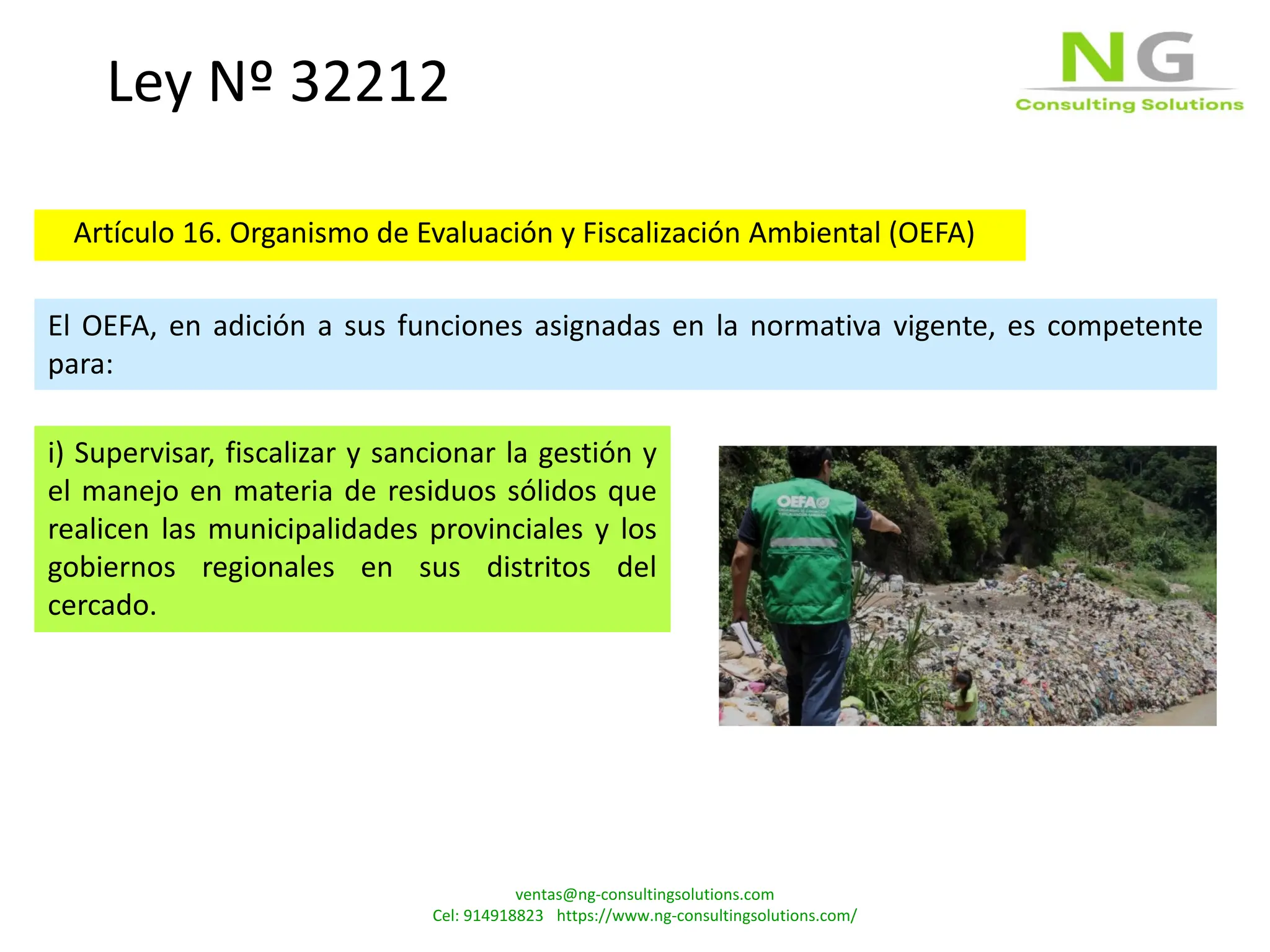 Ley N° 32212, que modifica el Decreto Legislativo N° 1278, que aprueba ...