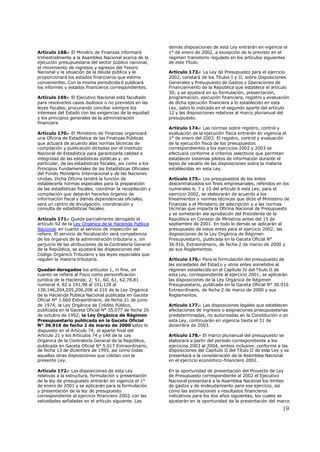 Ley organica de la administración financiera del sector público | PDF