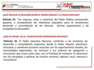 Ley organica del poder popular | PDF