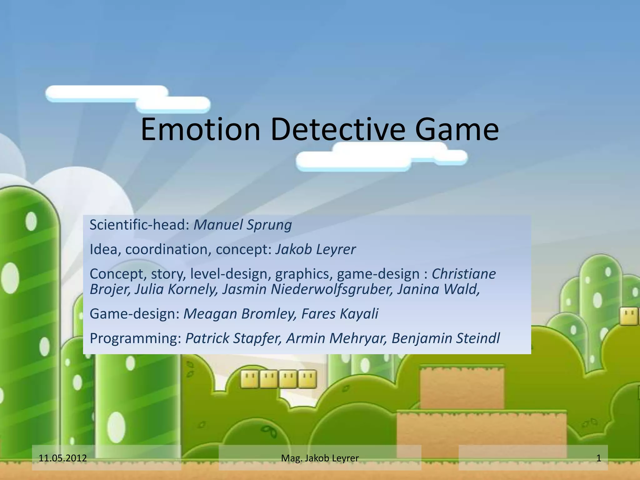 Games4Resilience - Jakob Leyrer | PPTX