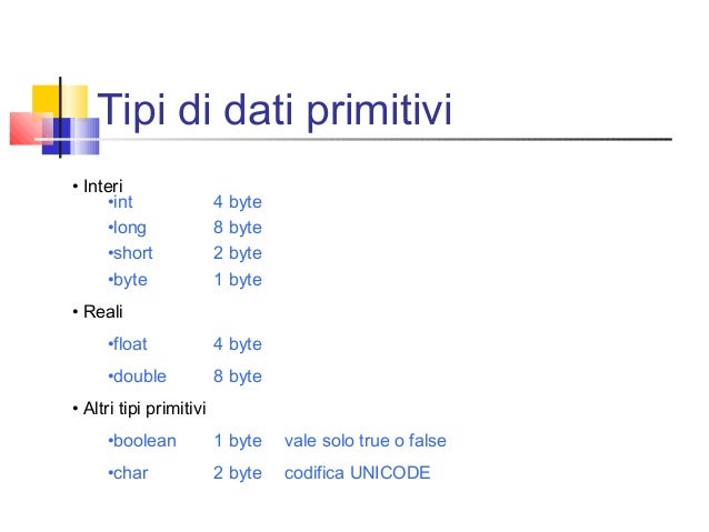 Java Lezione 1 Java Lezione 1