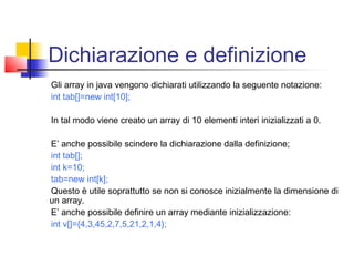 Java lezione 2 | PPT | Programming Languages | Computing