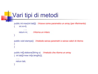 Java lezione 3 | PPT | Programming Languages | Computing