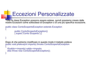 Java lezione 5 | PPT
