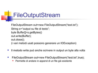Java lezione 6 | PPT
