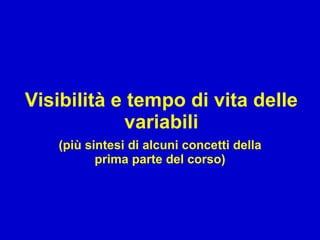 06 - Programmazione: Scope Variabili | PDF