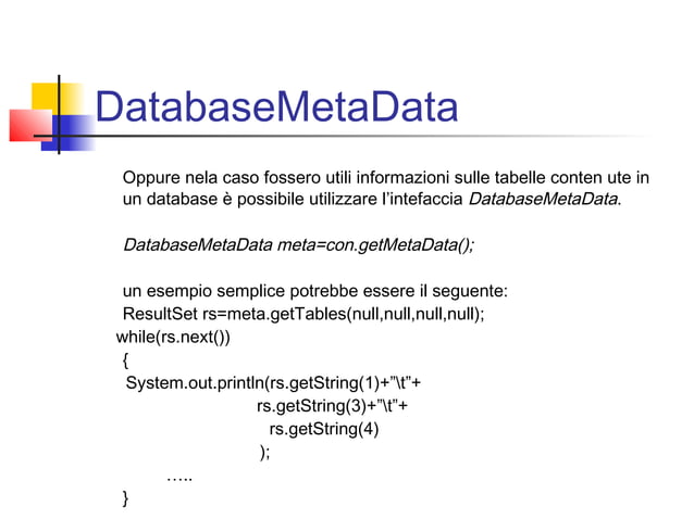 Java lezione 10 | PPT