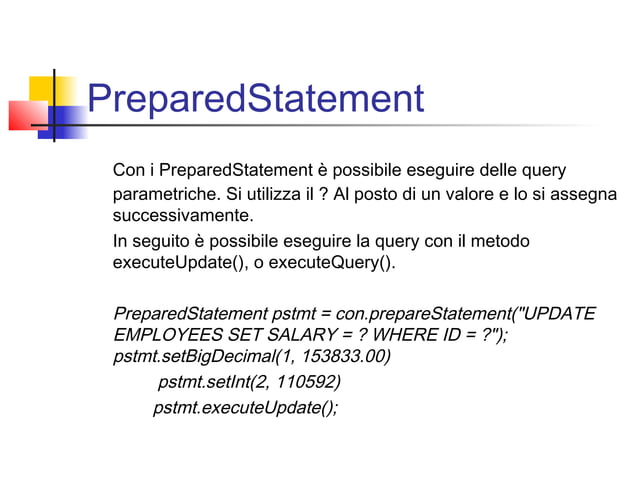 Java lezione 10 | PPT