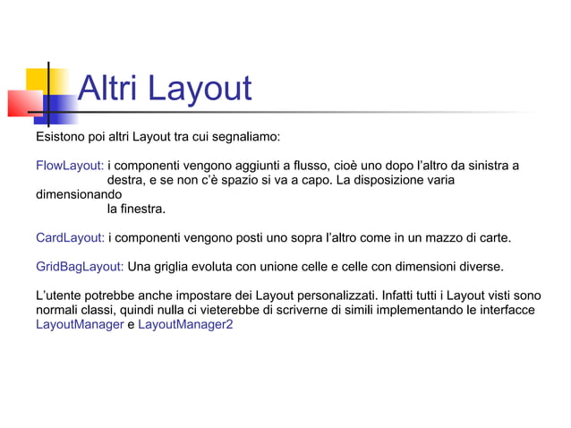 Java lezione 11 | PPT