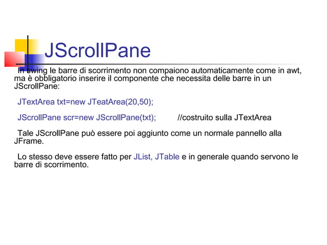 Java lezione 12 | PPT
