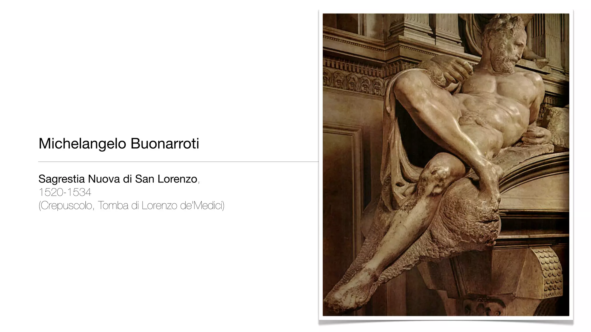 Saturno contro. All’ombra dei giganti del Rinascimento. 2. Michelangelo ...