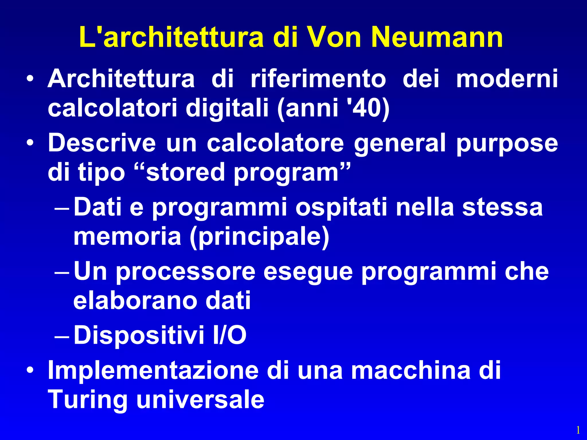 Sistemi Operativi: Meccanismi - Lezione 03 | PPT