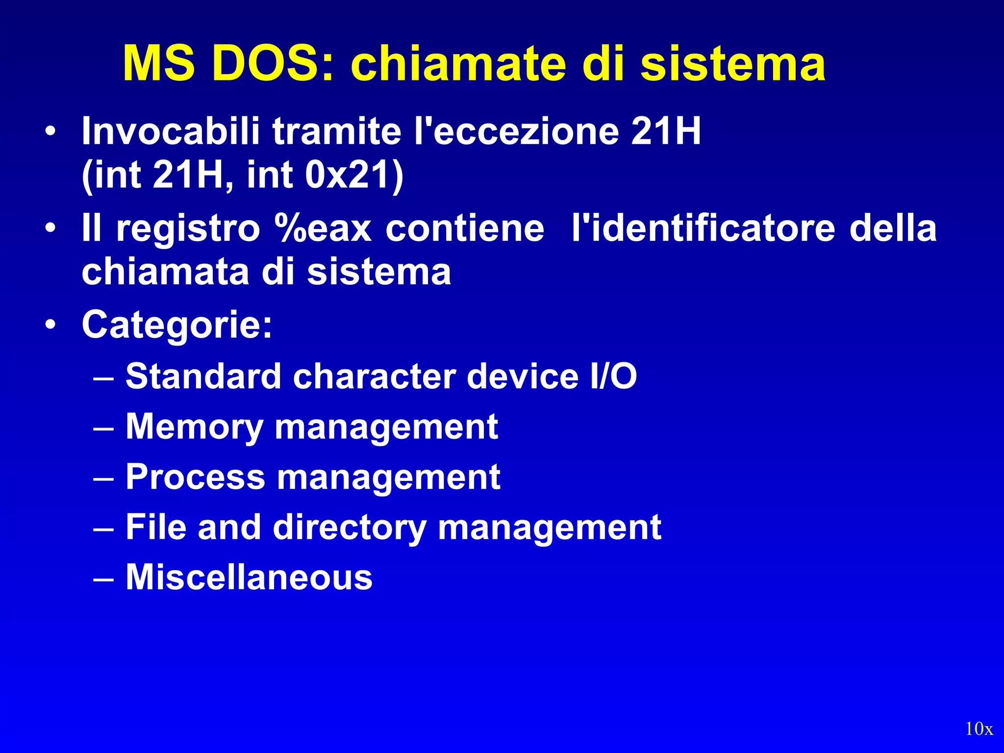 Sistemi Operativi: Struttura - Lezione 04 | PDF | Operating Systems | Computer Software and ...