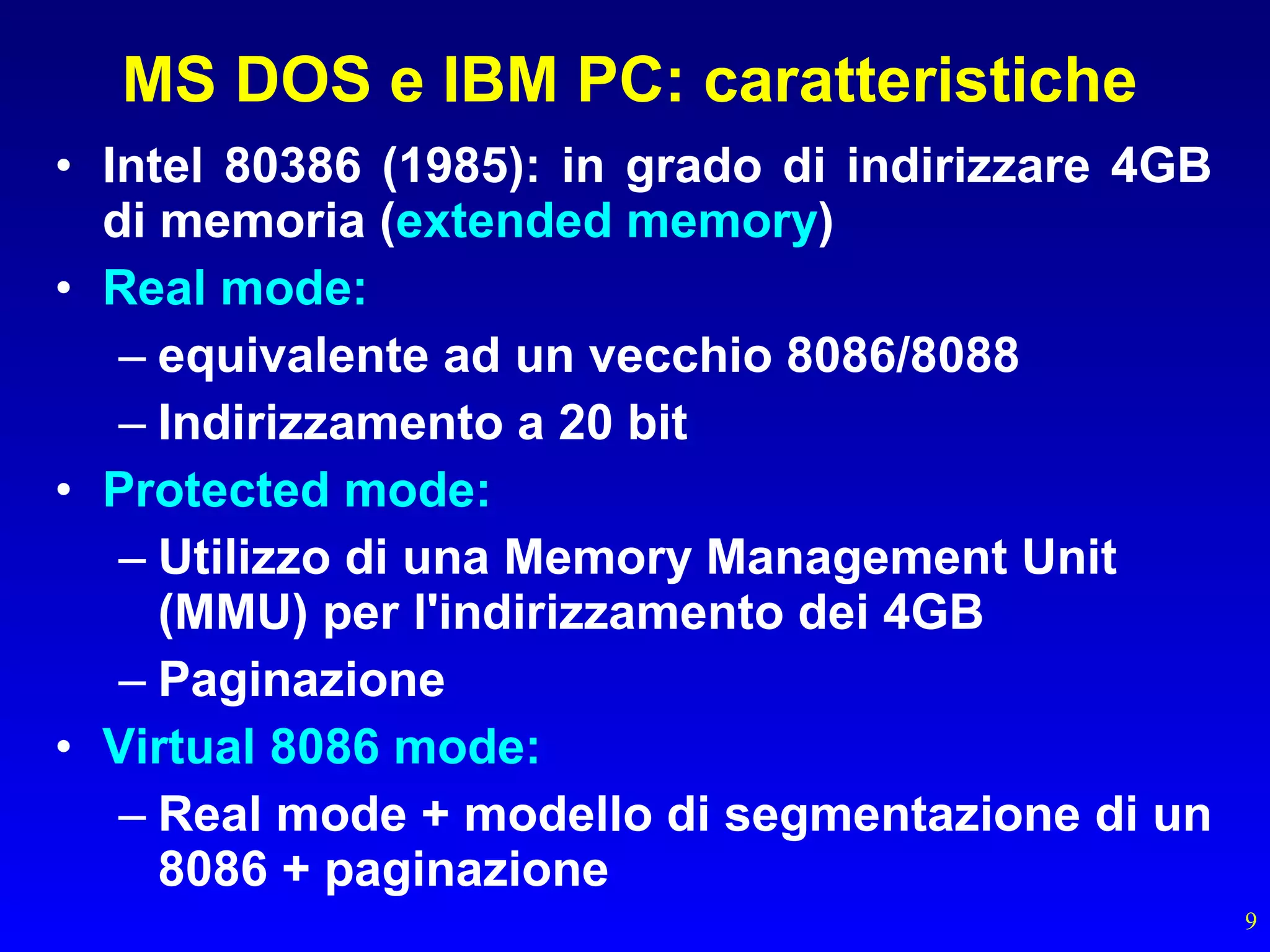 Sistemi Operativi: Struttura - Lezione 04 | PDF | Operating Systems | Computer Software and ...