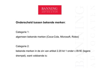 Bescherming van bekende merken: geen lust zonder last! | PPT