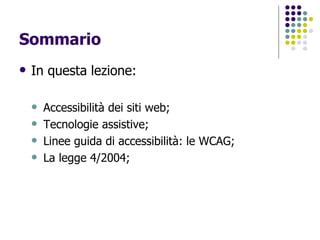Lezione 07/2006 | PPT