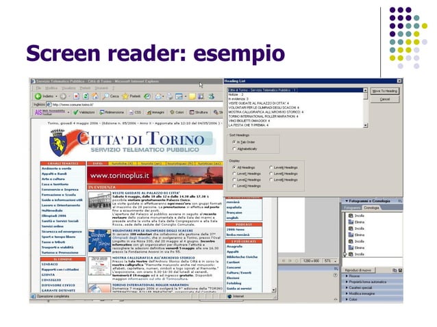 Lezione 07/2006 | PPT