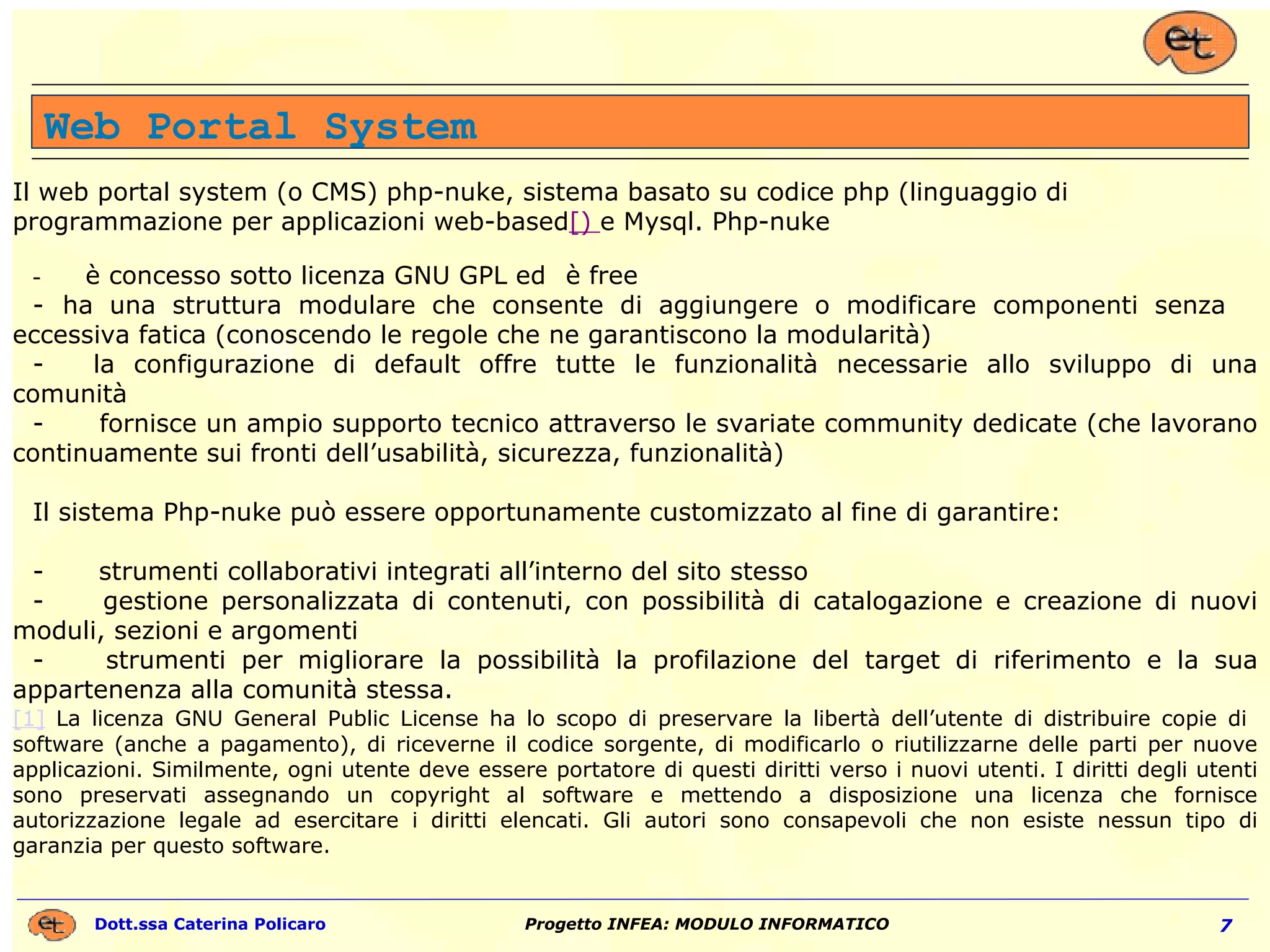 Lezione Infea Grosseto 4 | PPT