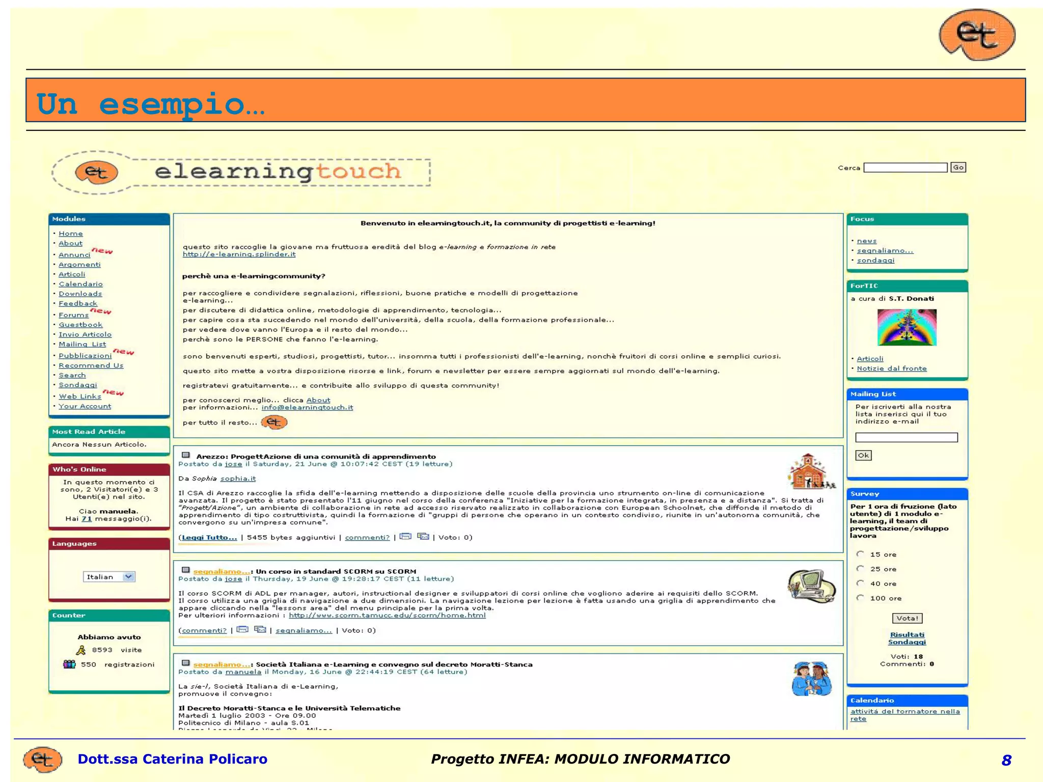 Lezione Infea Grosseto 4 | PPT