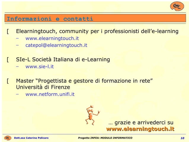 Lezione Infea Grosseto 4 | PPT