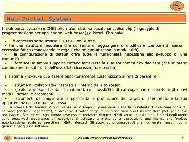 Lezione Infea Grosseto 4 | PPT