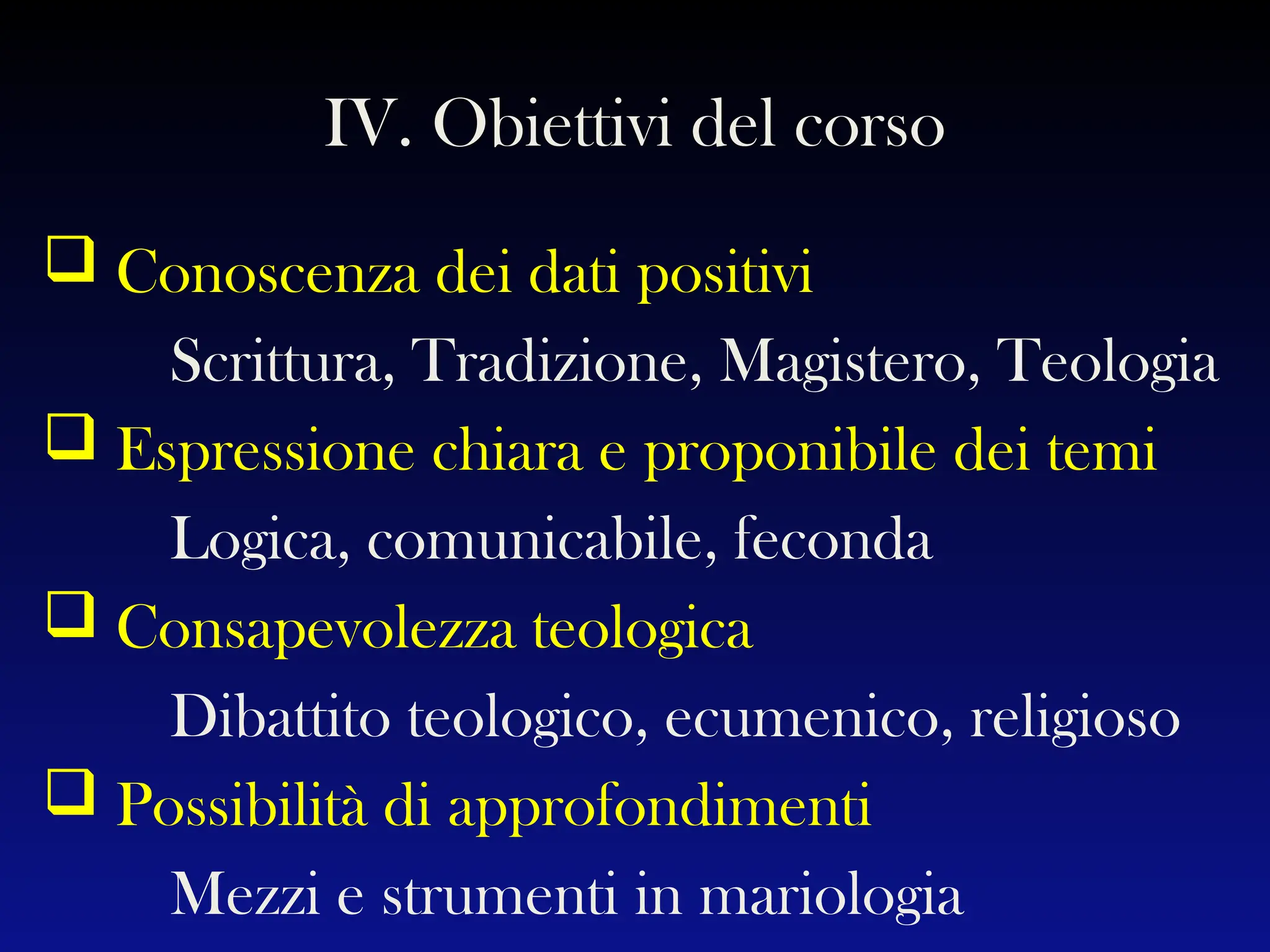 Lezione 01 Introduzione.pptx it is about mary and the church | PPTX