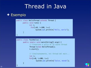 Lezione 2: I thread | PDF