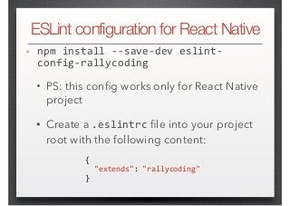 Lezione 02 React and React Native installation and Configuration | PPT