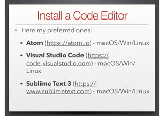 Lezione 02 React and React Native installation and Configuration | PPT