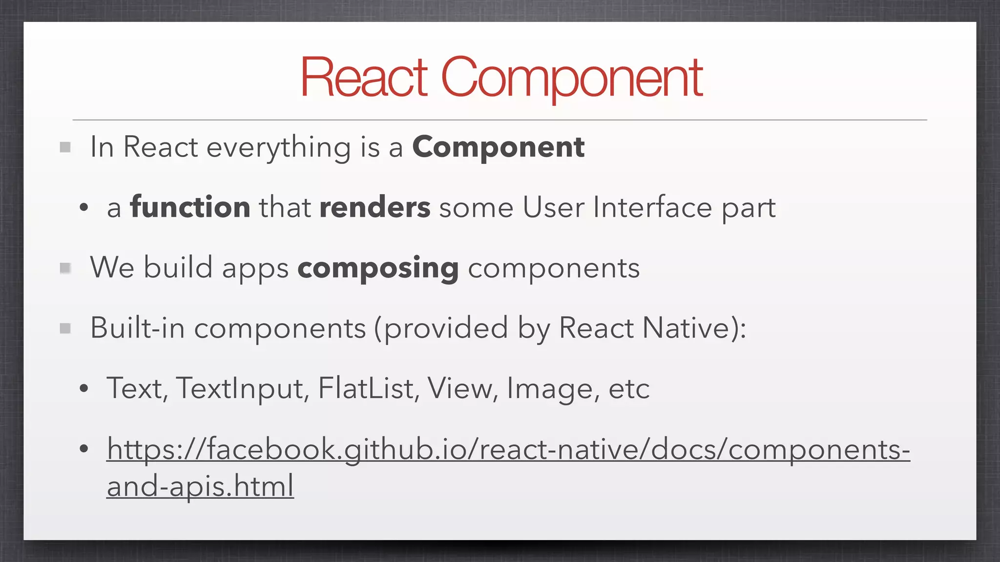 Lezione 03 Introduzione a react | PPT