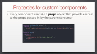 Lezione 03 Introduzione a react | PPT