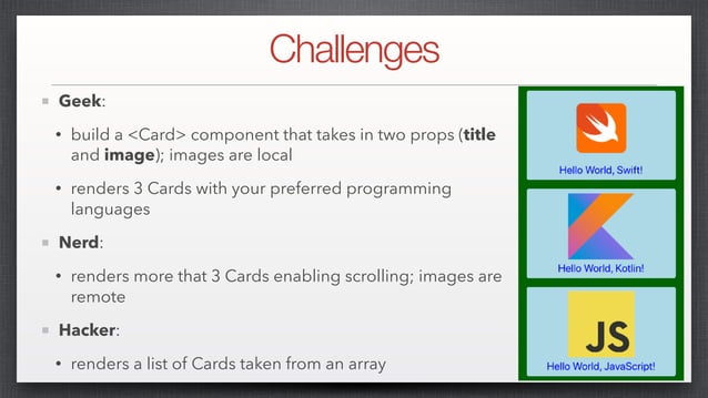 Lezione 03 Introduzione a react | PPT