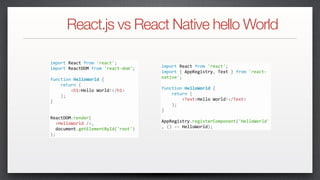 Lezione 03 Introduzione a react | PPT