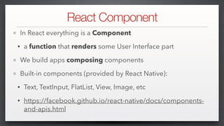 Lezione 03 Introduzione a react | PPT