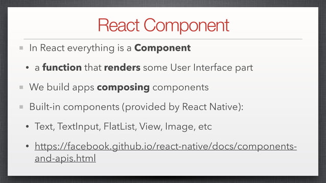 Lezione 03 Introduzione a react | PPT