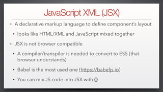 Lezione 03 Introduzione a react | PPT