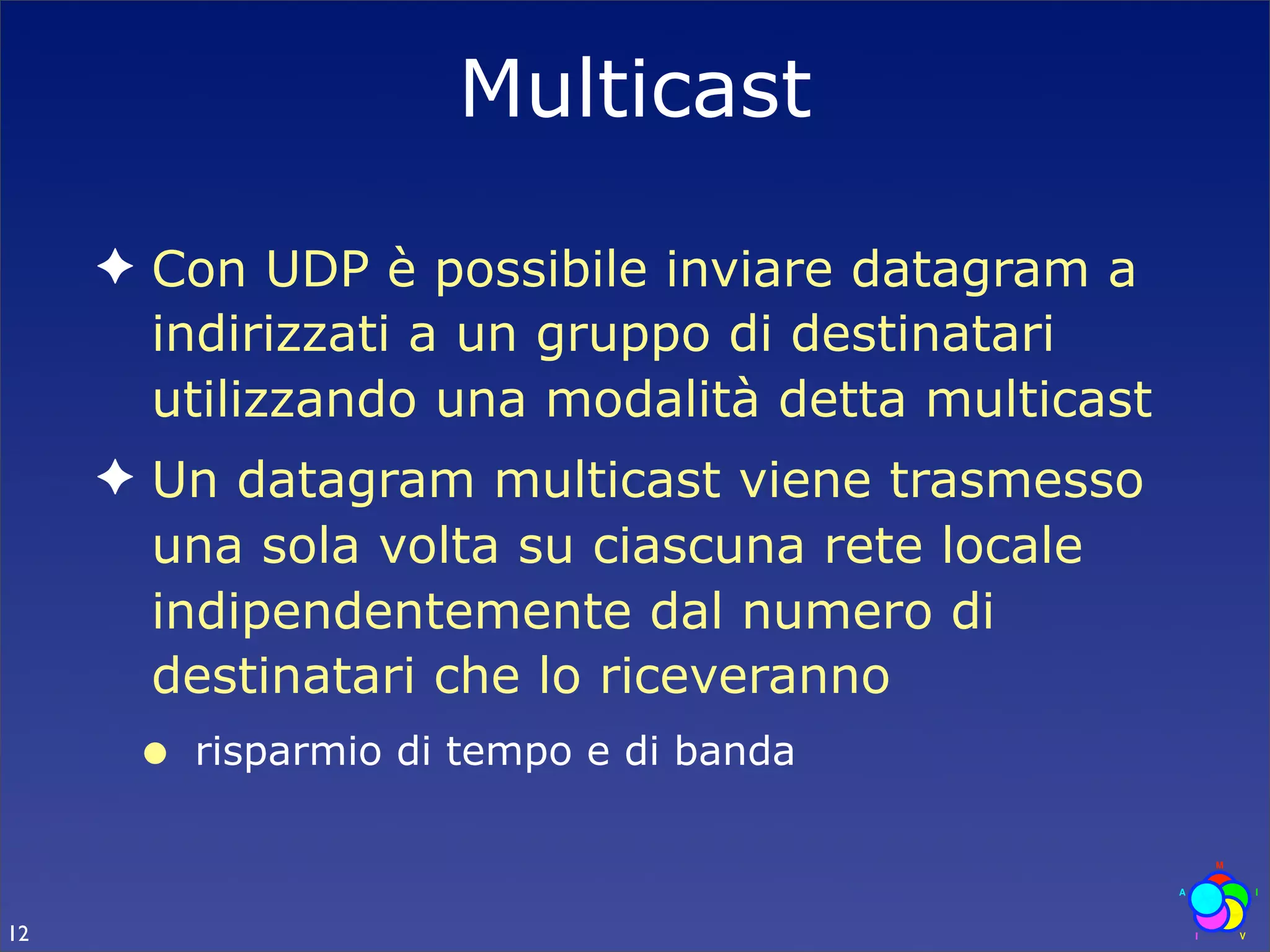 Lezione 4: Comunicazione con UDP | PDF