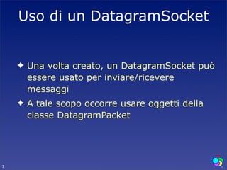 Lezione 4: Comunicazione con UDP | PPT