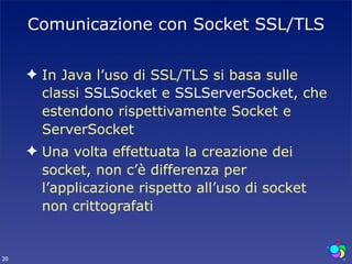 Lezione 5: Socket SSL/ TLS | PPT