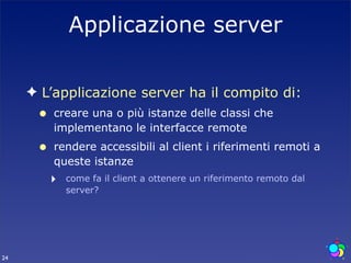Lezione 6: Remote Method Invocation | PDF | Programming Languages | Computing