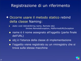 Lezione 6: Remote Method Invocation | PDF | Programming Languages | Computing