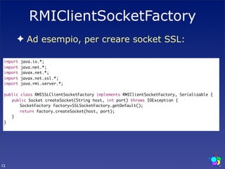 Lezione 7: Remote Method Invocation e SSL | PDF | Programming Languages | Computing