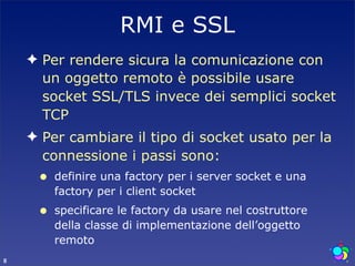 Lezione 7: Remote Method Invocation e SSL | PDF | Programming Languages | Computing