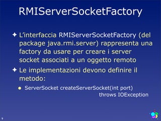 Lezione 7: Remote Method Invocation e SSL | PDF | Programming Languages | Computing