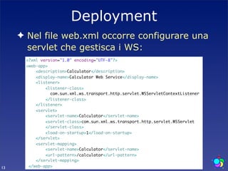 Lezione 9: Web Service in Java | PDF