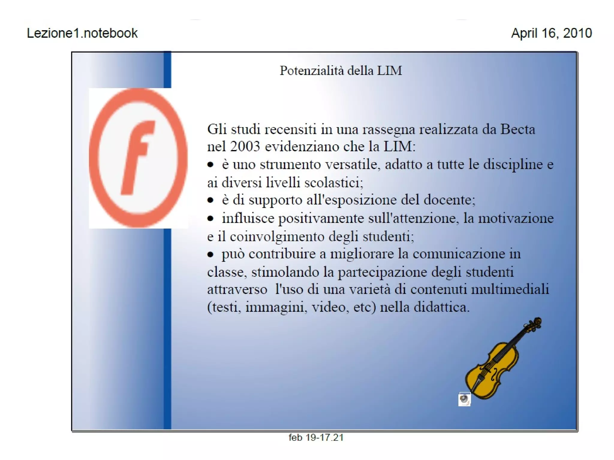 Lezione 1 - Corso LIM 2010 | PPT