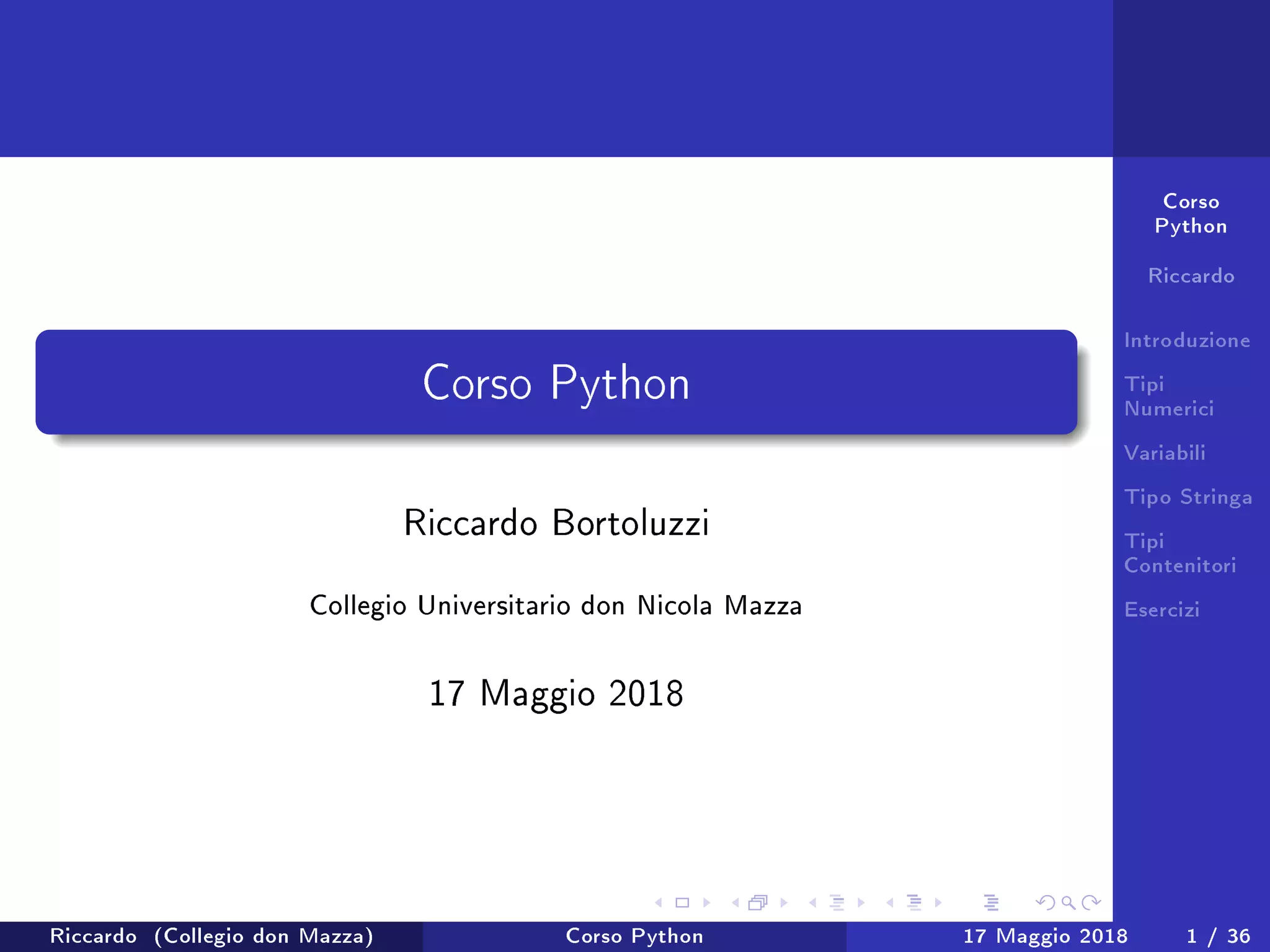 Lezione 1 Corso Python | PDF