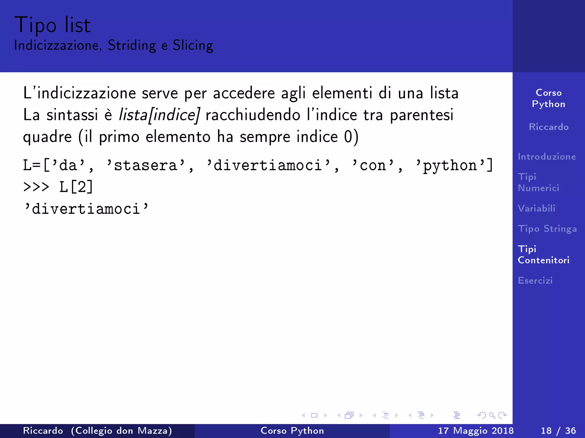 Lezione 1 Corso Python | PDF