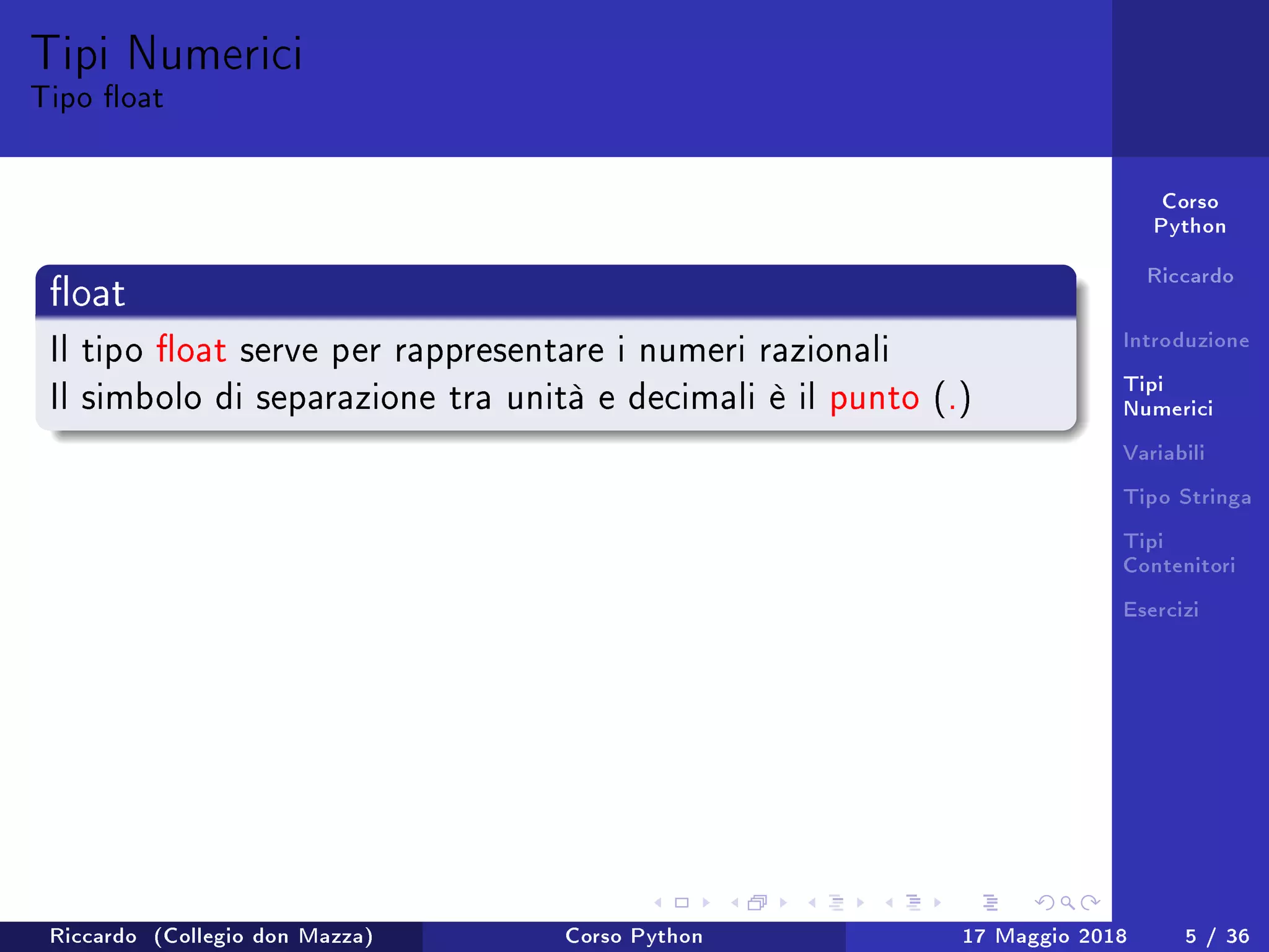 Lezione 1 Corso Python | PDF